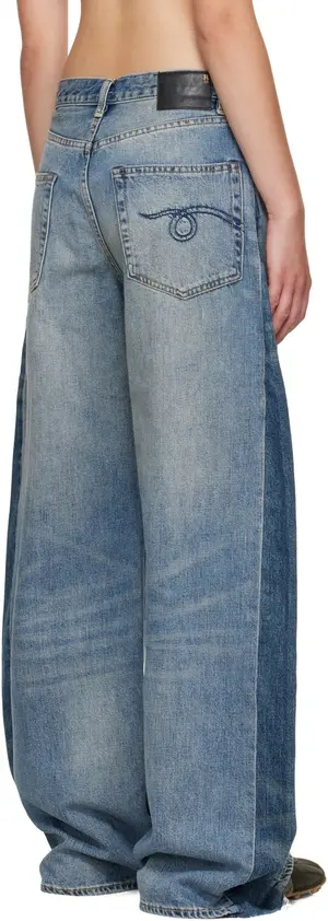 R13 Wide-leg Jeans With Belt Loops