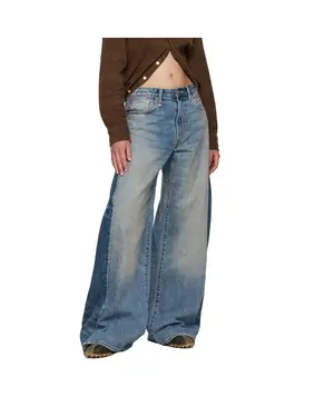 R13 Wide-leg Jeans With Belt Loops