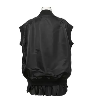 Sacai Zip Up Twill Vest