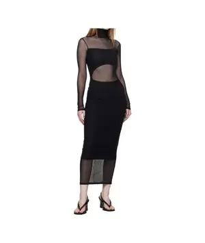 MUGLER Illusion Dress