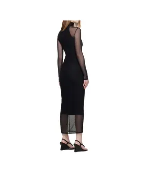 MUGLER Illusion Dress