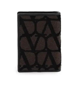 Valentino Garavani Double-folded Purse With Printed Pattern