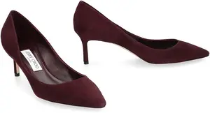 JIMMY CHOO 60mm Romy Suede Pointed-toe Pumps