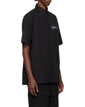 Givenchy Logo Embroidered Short-sleeved Shirt