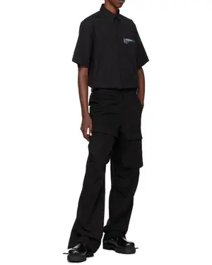 Givenchy Logo Embroidered Short-sleeved Shirt