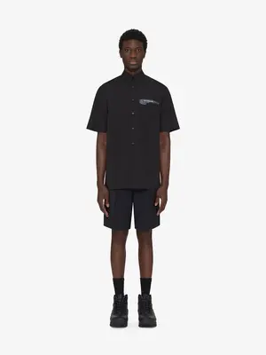 Givenchy Logo Embroidered Short-sleeved Shirt