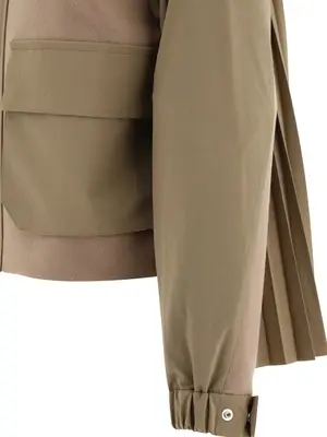 Sacai Pleated Panelled Jacket