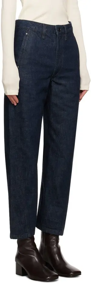 LEMAIRE Twisted High-waisted Cropped Jeans