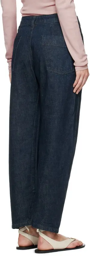 LEMAIRE Twisted High-waisted Cropped Jeans