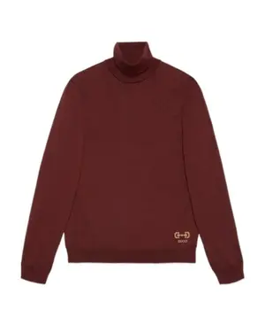 Gucci Logo-print Roll-neck Jumper