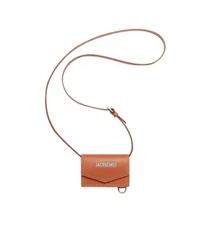 Jacquemus Logo Plaque Wallet - Brown