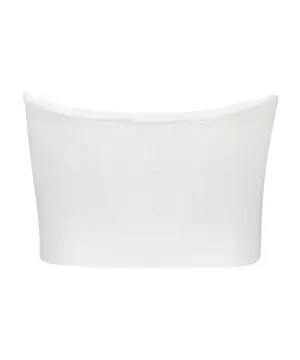 DIESEL® Logo Plaque Ribbed Tube Top