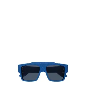 Gucci Rectangular Frame Sunglasses - Blue
