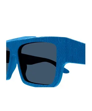 Gucci Rectangular Frame Sunglasses - Blue
