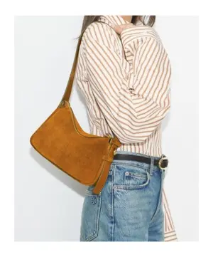 Tory Burch Small Romy Shoulder Bag - Brown