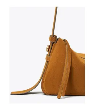 Tory Burch Small Romy Shoulder Bag - Brown
