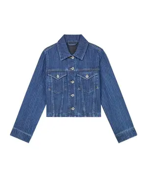 Kenzo Striped Denim Trucker Jacket