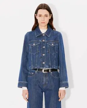 Kenzo Striped Denim Trucker Jacket