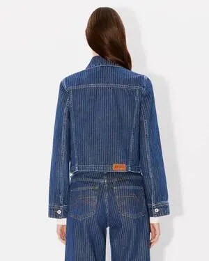 Kenzo Striped Denim Trucker Jacket