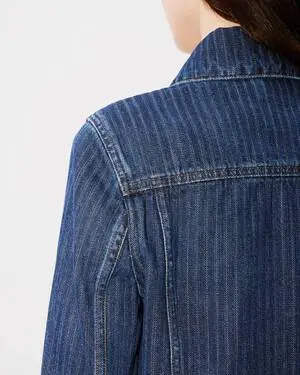 Kenzo Striped Denim Trucker Jacket