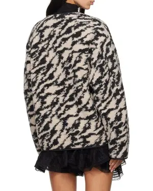 Isabel Marant Étoile Zebra-printed Button-up Jacket