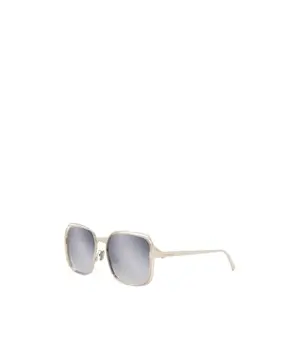 Dior Square Frame Sunglasses With Logo Detail - Gray