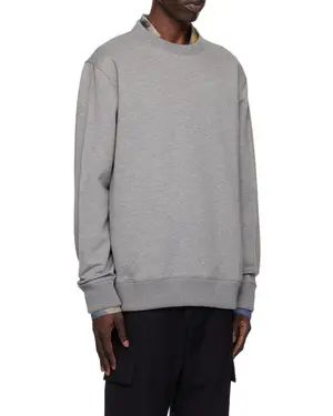 Givenchy Logo Embroidered Ribbed Round Neck Sweater