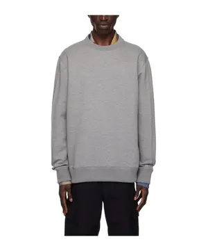 Givenchy Logo Embroidered Ribbed Round Neck Sweater