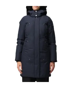 Moose Knuckles Hooded Cotton Suit With Long Sleeves