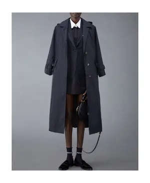 Thom Browne Twill Car Coat