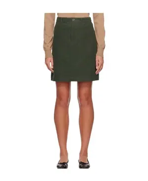 A.p.c. Mini Button Skirt