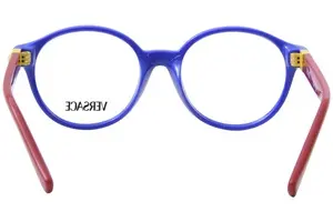 Versace Medusa Motif Round Frame Eyeglasses