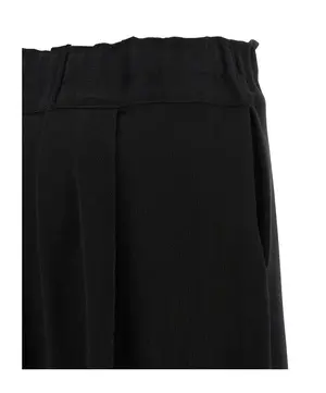 Issey Miyake Wide-leg Cropped Trousers With Buckle Detail