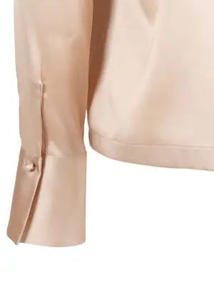 MAZZARELLI Angie Satin Blouse - Nude