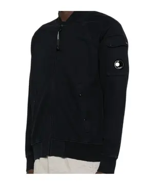 C.P. COMPANY Zip-up Jacket With Ribbed Accents