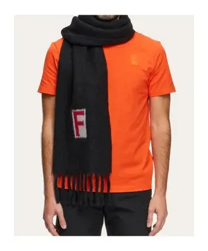 FERRAGAMO Scarf With Jacquard Detailing