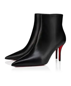 CHRISTIAN LOUBOUTIN Miss Z Pointed Toe Ankle Boots