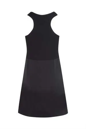 Palm Angels Sleeveless Sporty Midi Dress