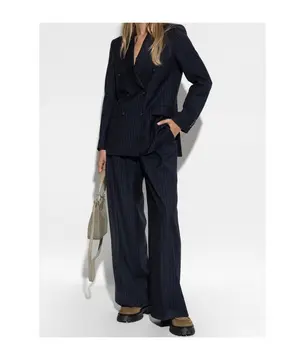 Officine Générale Pinstripe Double-breasted Jacket