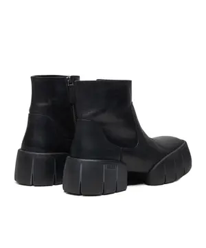 DIESEL® D-tex Oiled Leather Platform Boots