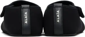 Alaïa Neoprene Ballet Flats With Cutout
