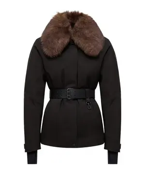 Moncler Vizelles Shearling-trimmed Ski Jacket