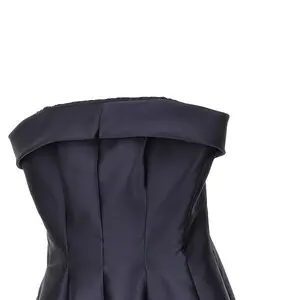 Alberta Ferretti Sleeveless Mikado Evening Dress