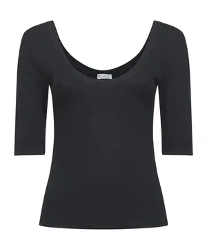 BRUNELLO CUCINELLI Brunello Cucinelli Scoop Neck Short Sleeve T-Shirt