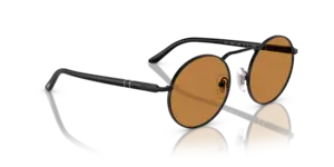 Persol Round Frame Sunglasses - Black
