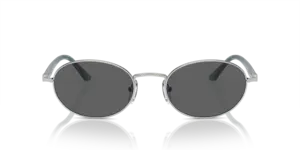 Persol Oval Metal Sunglasses - Transparent Blue