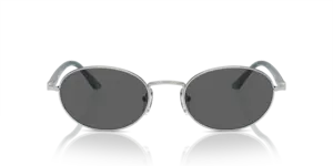 Persol Oval Metal Sunglasses - Transparent Blue