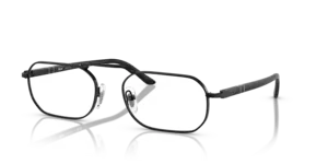 Persol Full Rim Metal Eyeglasses - Black