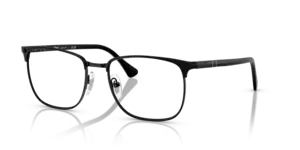 Persol Persol Square Metal Eyeglasses Black