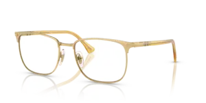 Persol Square Metal Eyeglasses - Miele